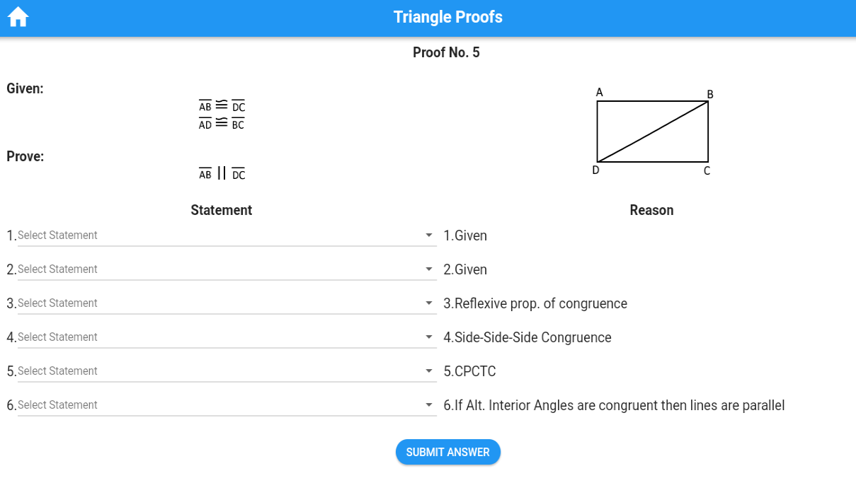 Geometry Proofs